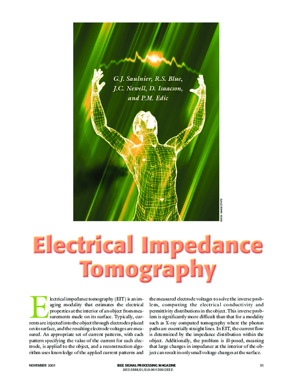 (PDF) Dynamic Imaging in Electrical Impedance Tomography of the Human ...