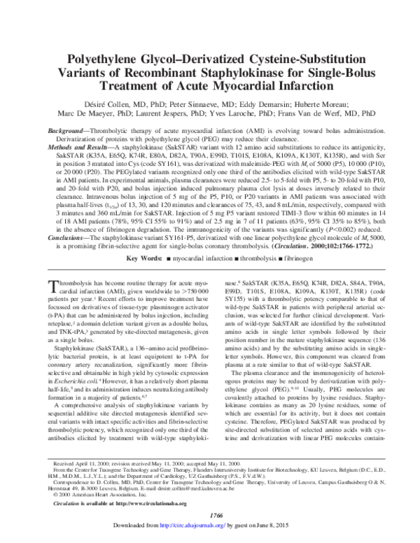 (PDF) Polyethylene Glycol-Derivatized Cysteine-Substitution Variants of ...