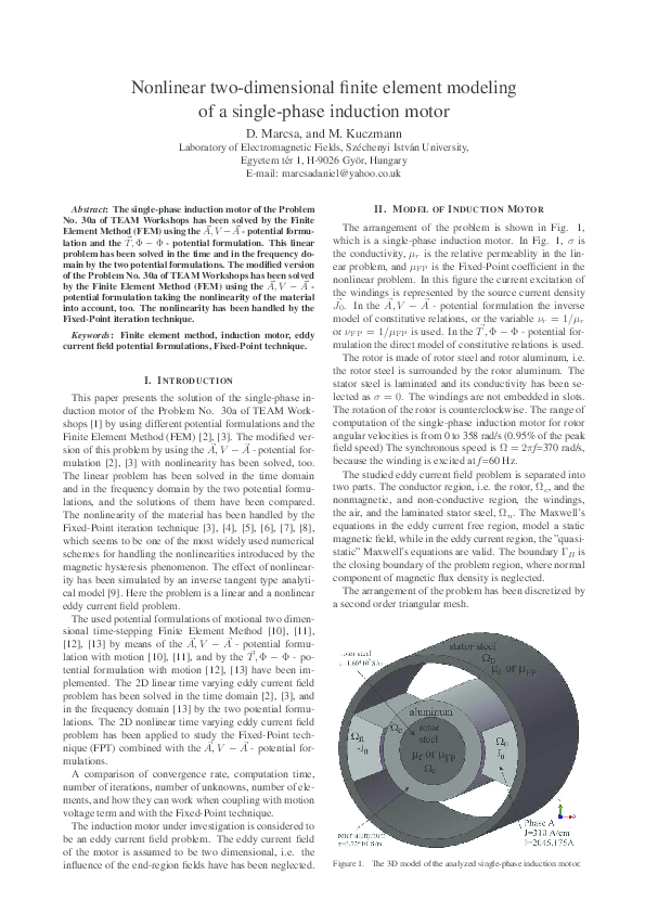 (PDF) Nonlinear two-dimensional finite element modeling of permanent magnet eddy current ...
