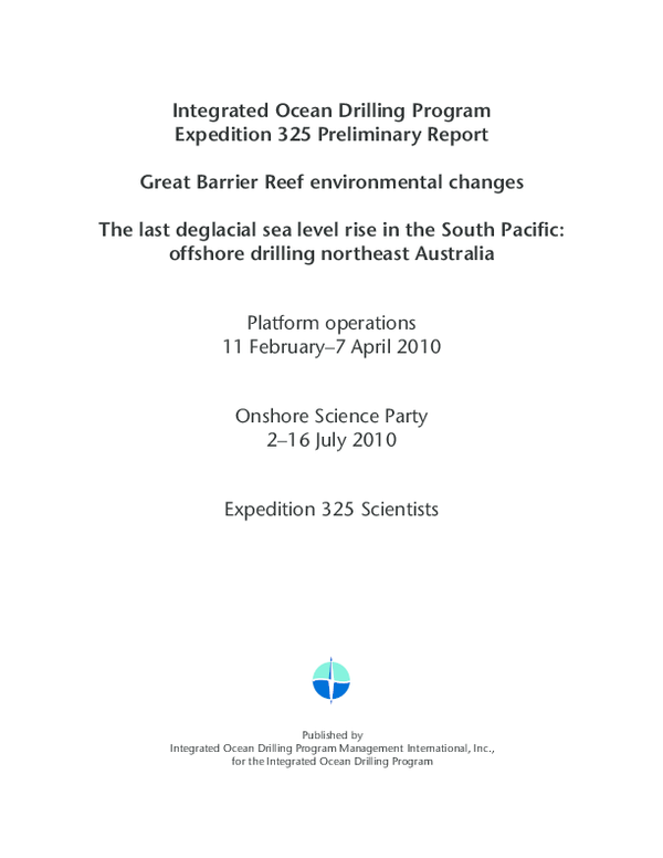 (PDF) Integrated Ocean Drilling Program Expedition 343/343T Preliminary ...