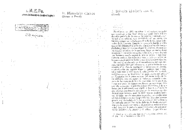 (PDF) Freud- Estudios sobre la histeria (Elisabeth von R.)