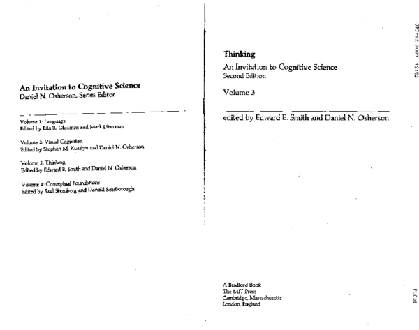 (PDF) Invitation to Cognitive Science