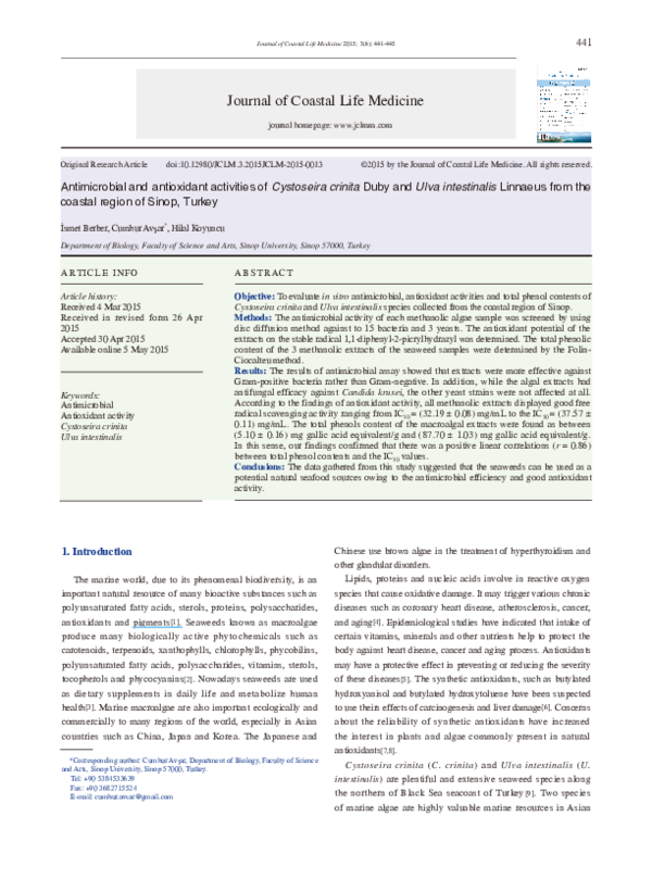 (PDF) Antimicrobial and antioxidant activities of Cortex Magnoliae ...