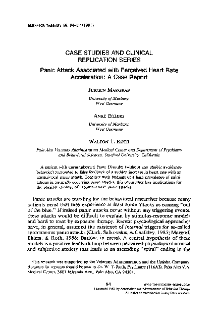 (PDF) Case studies and clinical replication series