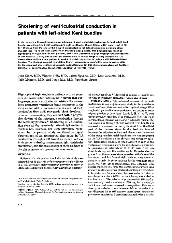 (PDF) Shortening of ventriculoatrial conduction in patients with left ...