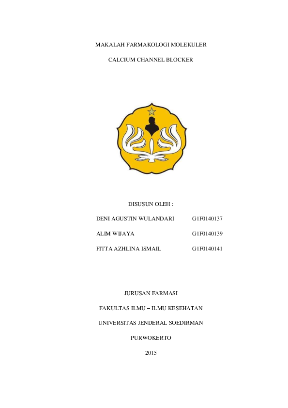 (PDF) calcium channel blocker (CCB)