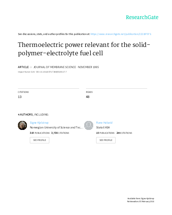 (PDF) Thermoelectric power relevant for the solid-polymer-electrolyte ...