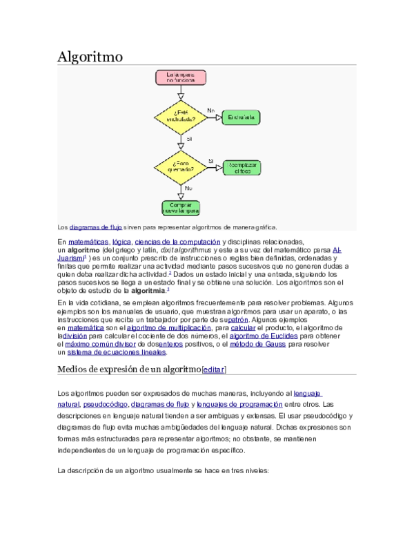 (DOC) Algoritmo