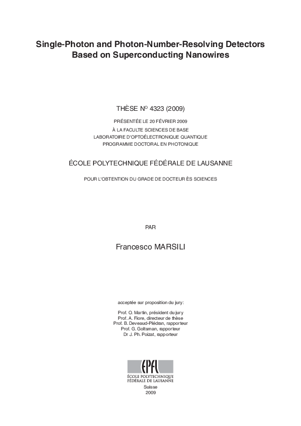 Pdf Single Photon And Photon Number Resolving Detectors Integrated