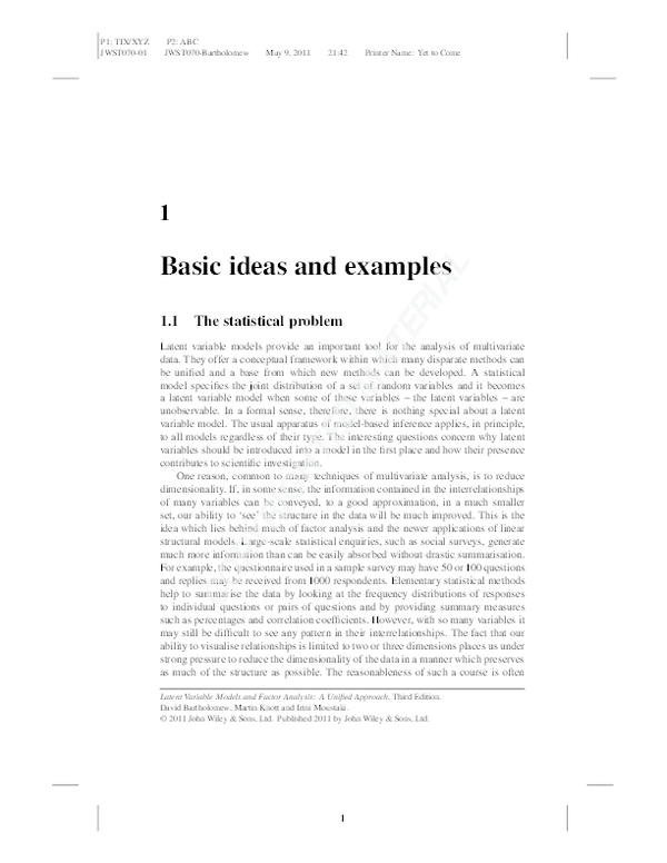 (PDF) Basic ideas and examples