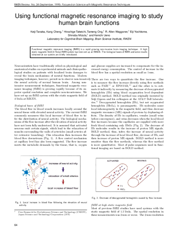 (PDF) Using Functional Magnetic Resonance Imaging to Detect Covert ...
