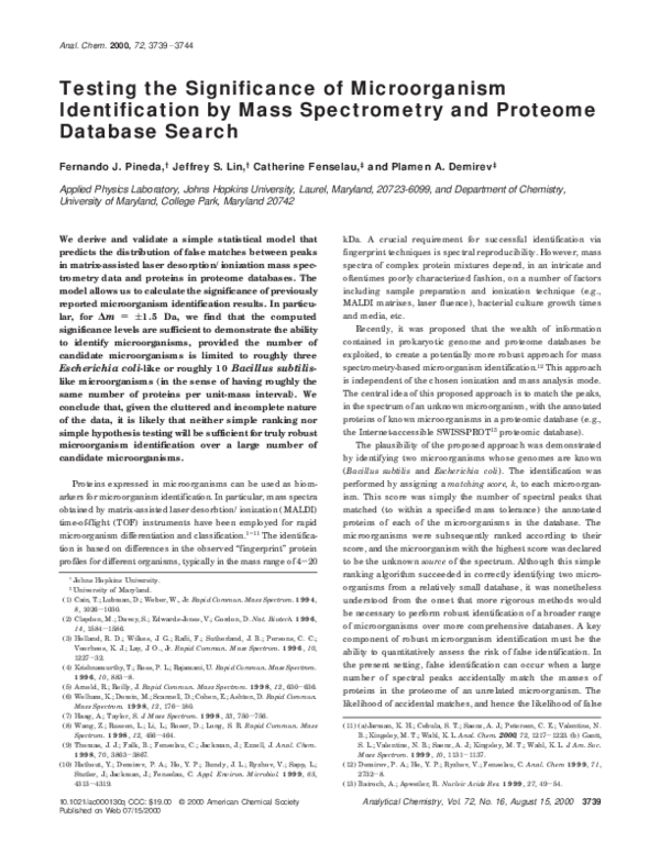 (PDF) Fast and accurate bacterial species identification in biological ...