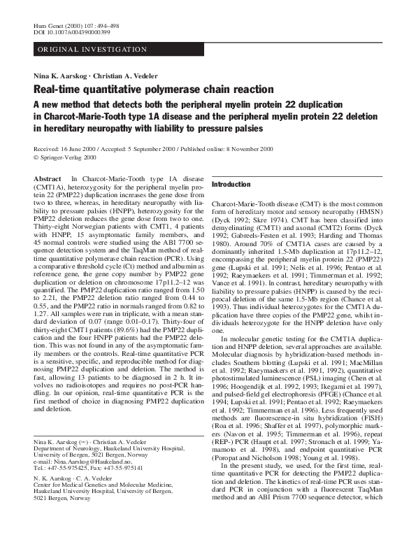 (PDF) A real-time quantitative polymerase chain reaction assay for the detection of Chlamydia in ...