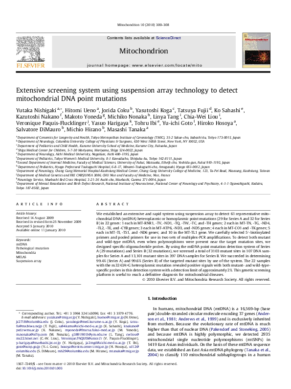 (PDF) Extensive screening system using suspension array technology to ...