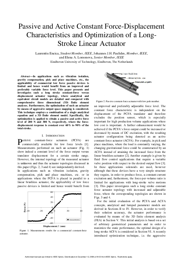 (PDF) Passive and active constant force-displacement characteristics ...