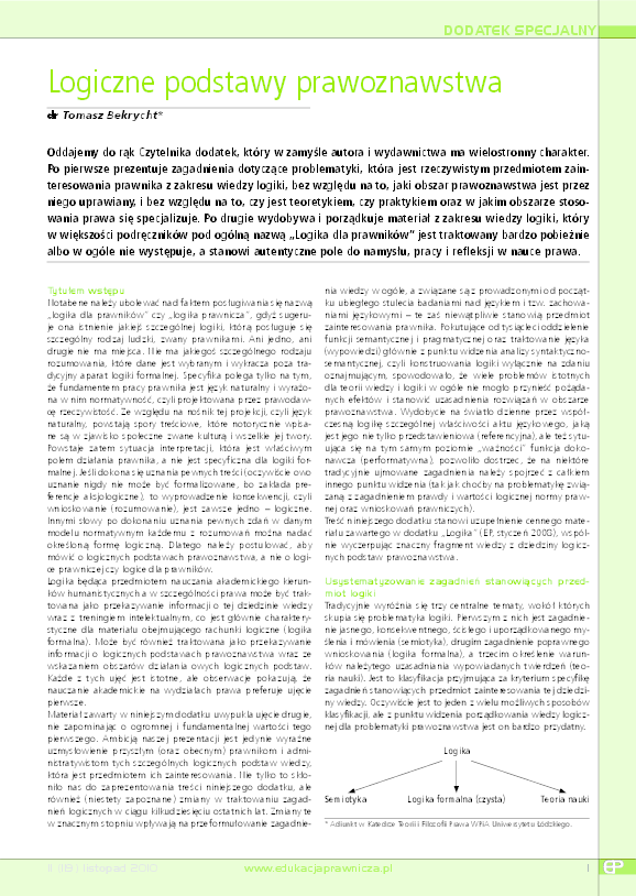 (PDF) LOGIKA skrypt Bekrycht