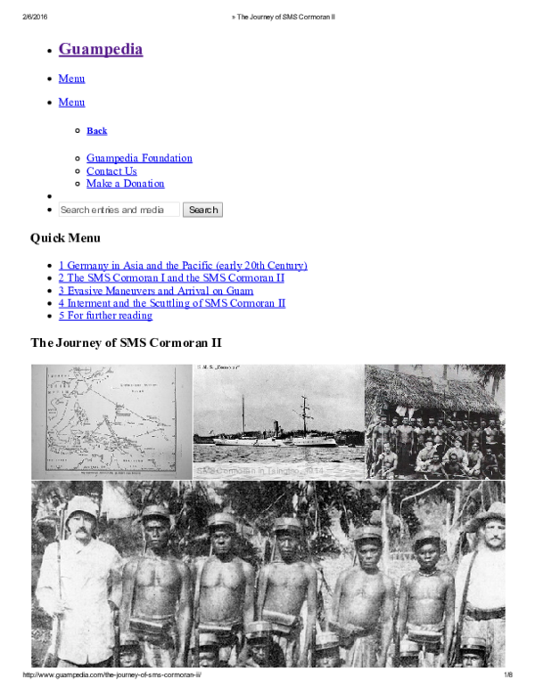 (PDF) The Journey of SMS Cormoran II