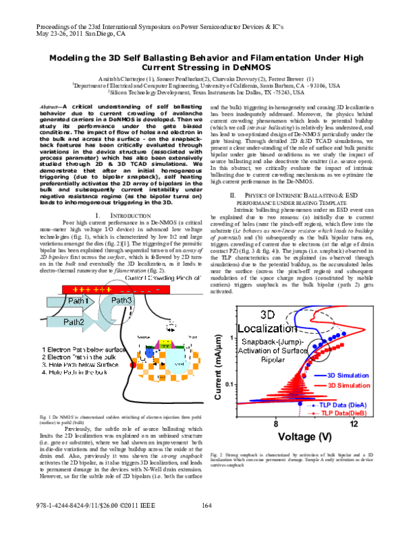 (PDF) Modeling the 3D self ballasting behavior and filamentation under ...