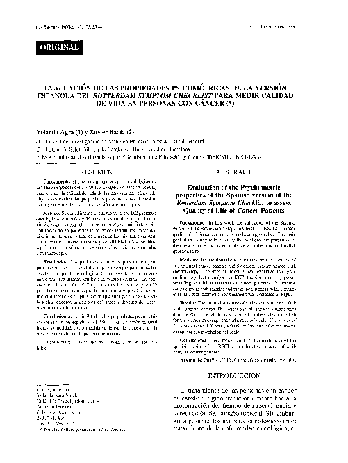 (PDF) Evaluación de las propiedades psicométricas de la versión en ...