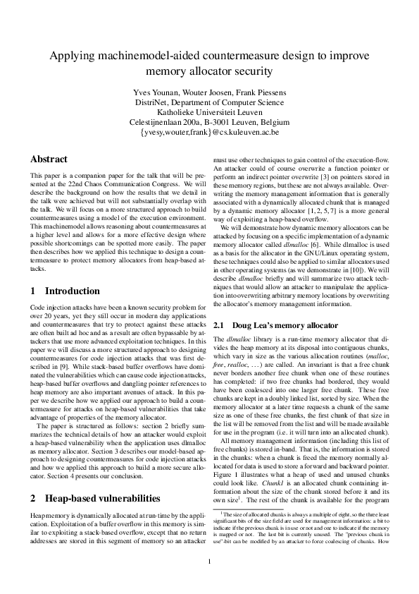 (PDF) Applying machinemodel-aided countermeasure design to improve ...