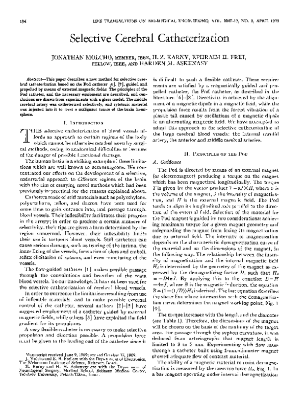 (PDF) Selective Cerebral Catheterization | Jonathan Molcho - Academia.edu