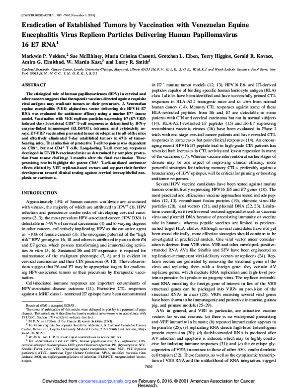 (PDF) Restricted and Selective Tropism of a Venezuelan Equine ...