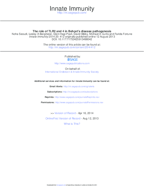 (PDF) Innate Immunity