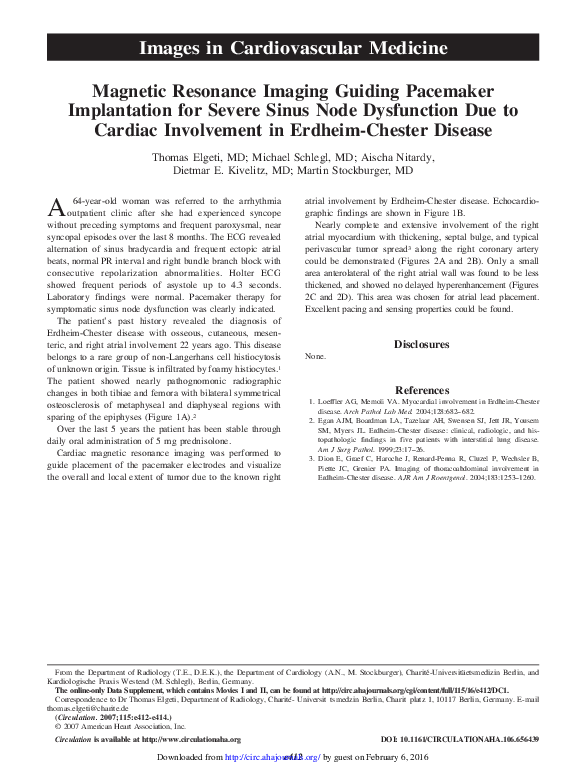 (PDF) Images in cardiovascular medicine. Magnetic resonance imaging ...