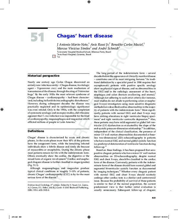 (PDF) Chagas' heart disease