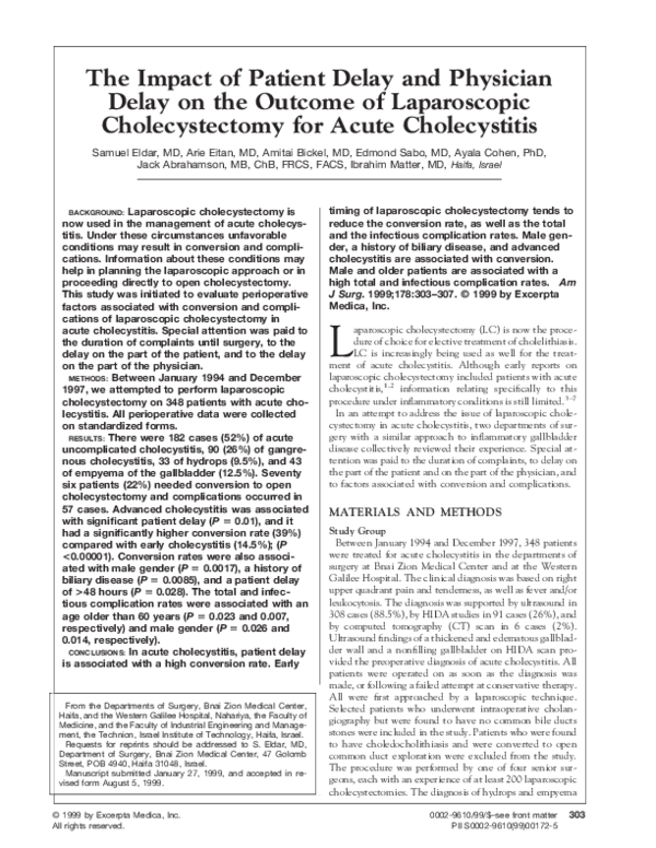 (PDF) The impact of patient delay and physician delay on the outcome of ...