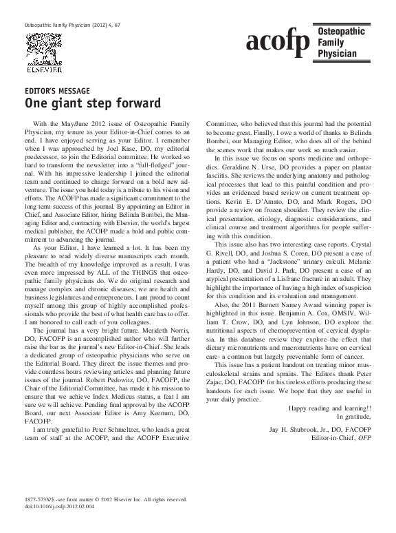 (PDF) One giant step forward | jay shubrook - Academia.edu