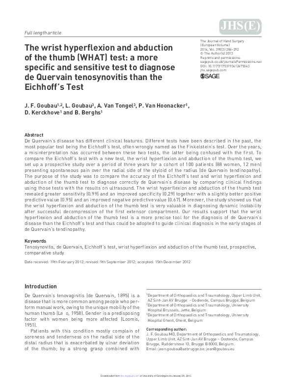 (PDF) Bedside Ultrasound of a Painful Finger: Kanavel’s Fifth Sign ...