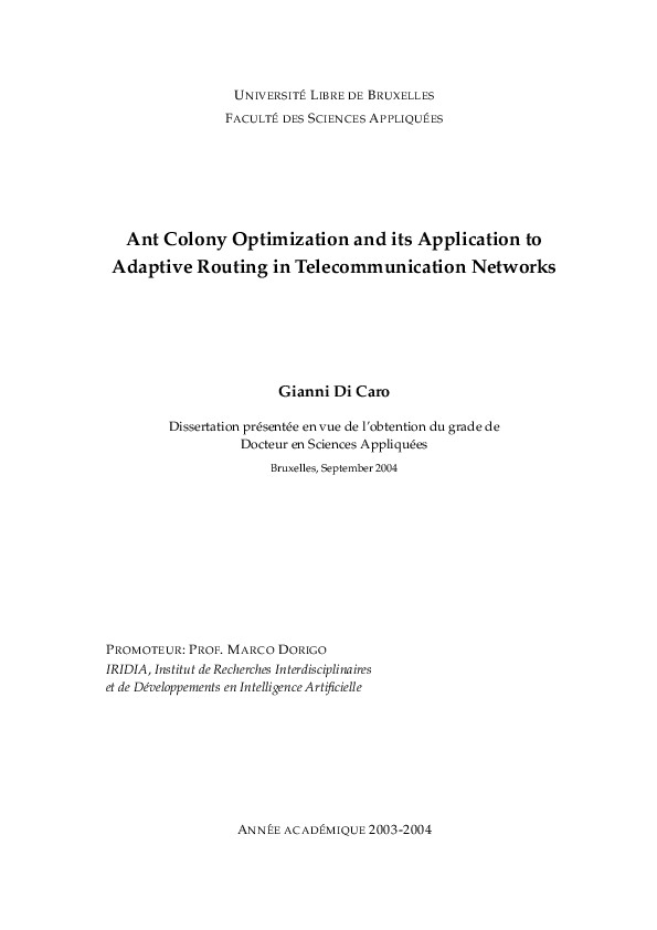 (PDF) Ant Colony Optimization and Its Application to the Vehicle Routing Problem with Pickups ...