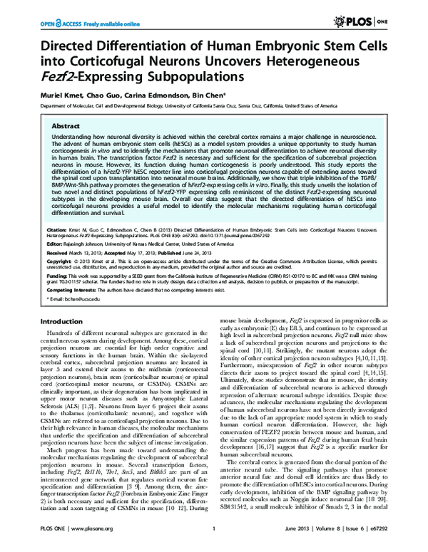 (PDF) Directed differentiation of human embryonic stem cells and induced pluripotent stem cells ...