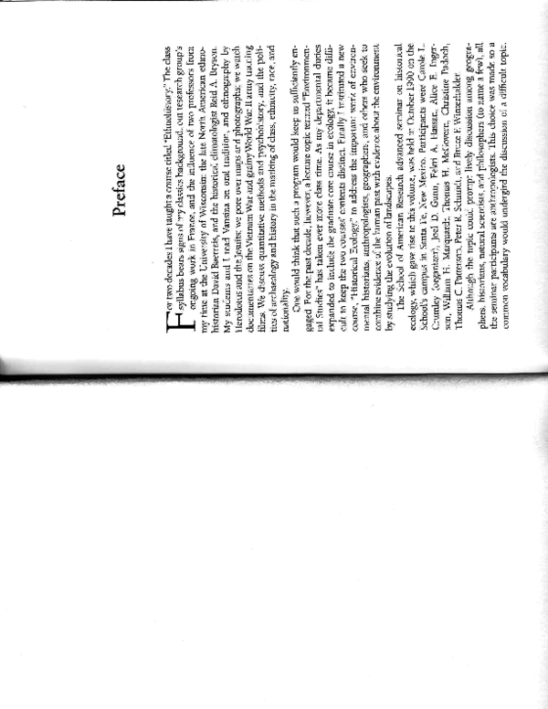 (PDF) Historical Ecology: Cultural Knowledge and Changing Landscapes ...