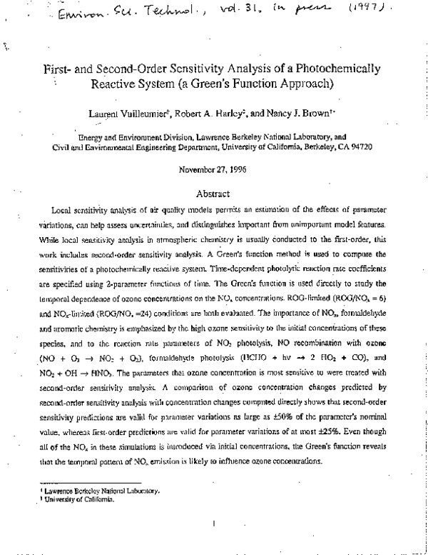 (PDF) First- and second-order sensitivity analysis of linear and nonlinearstructures