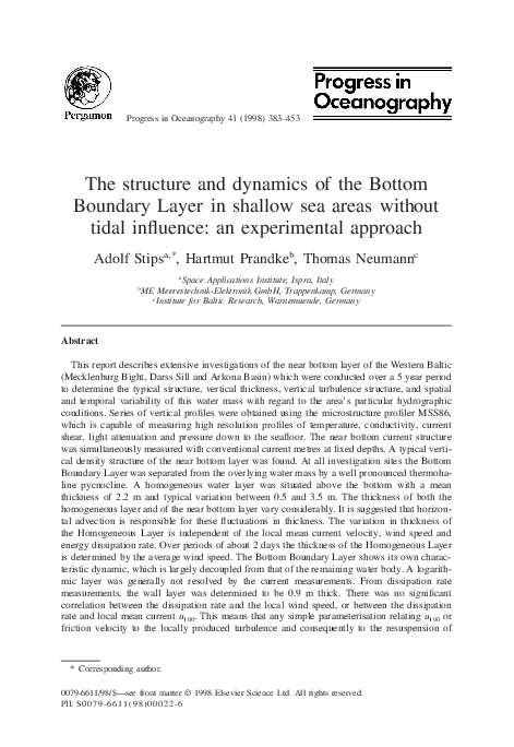 (PDF) Development of the vertical structure of the marine boundary layer and surface fluxes ...