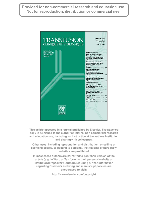 (PDF) Red cell and endothelial Lu/BCAM beyond sickle cell disease