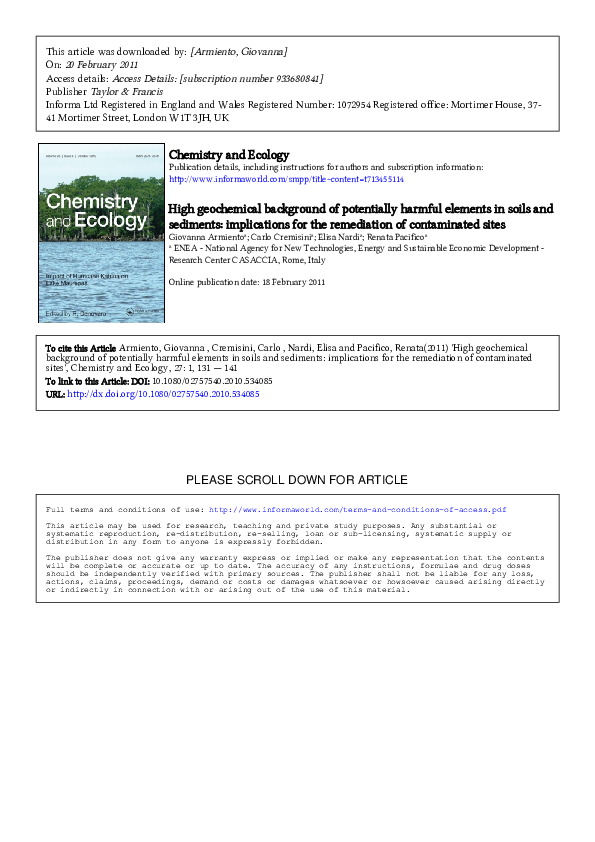 (PDF) Trace Elements in Soils around Coal Mines: Current Scenario ...