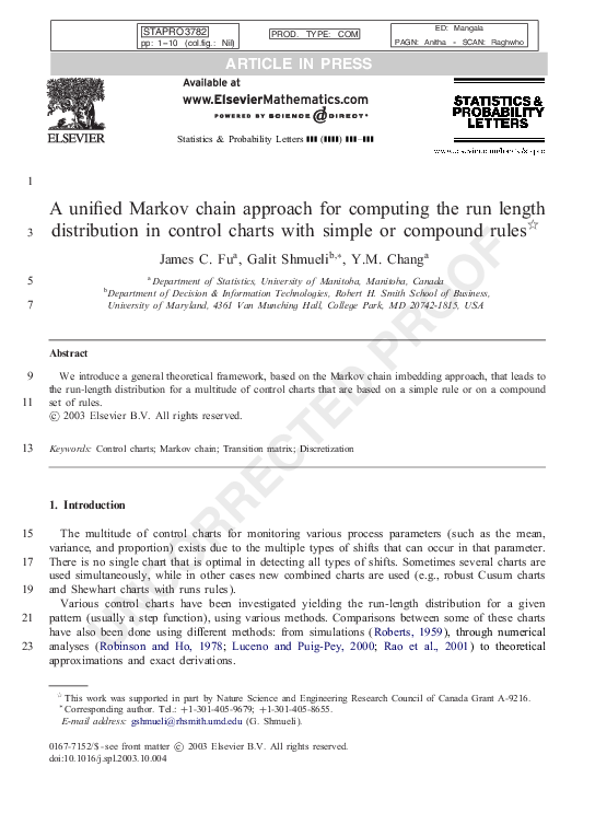 l'inégalité de markov