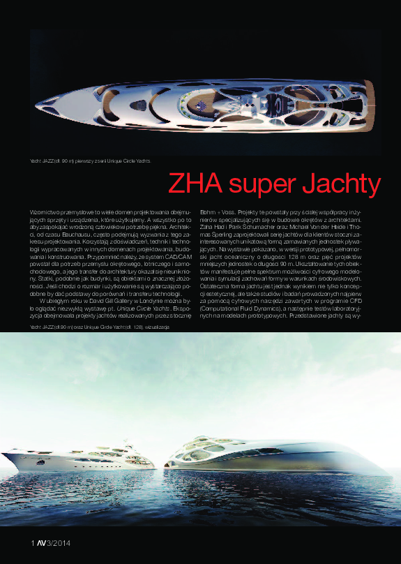 (PDF) ZHA super Jachty
