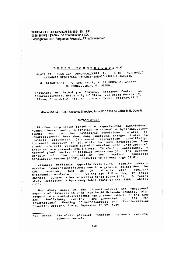 (PDF) Platelet function abnormalities in 6–12 month-old watanabe ...