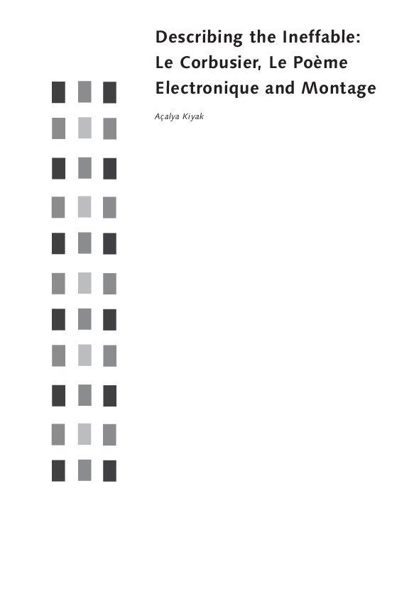 (PDF) Describing the Ineffable: Intellectual Montage and Le Poème ...