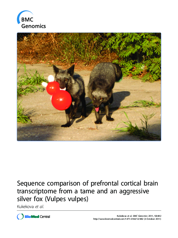 (PDF) Sequence comparison of prefrontal cortical brain transcriptome from a tame and an ...