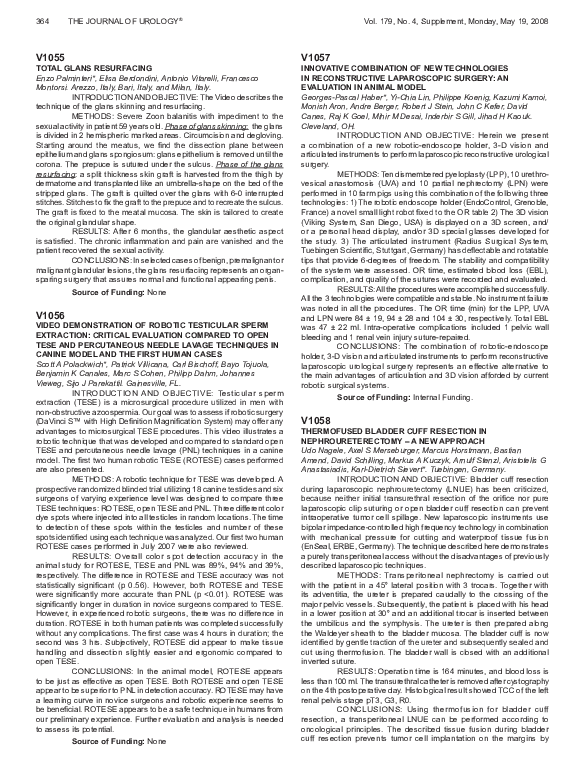 (PDF) Video Demonstration of Robotic Testicular Sperm Extraction ...