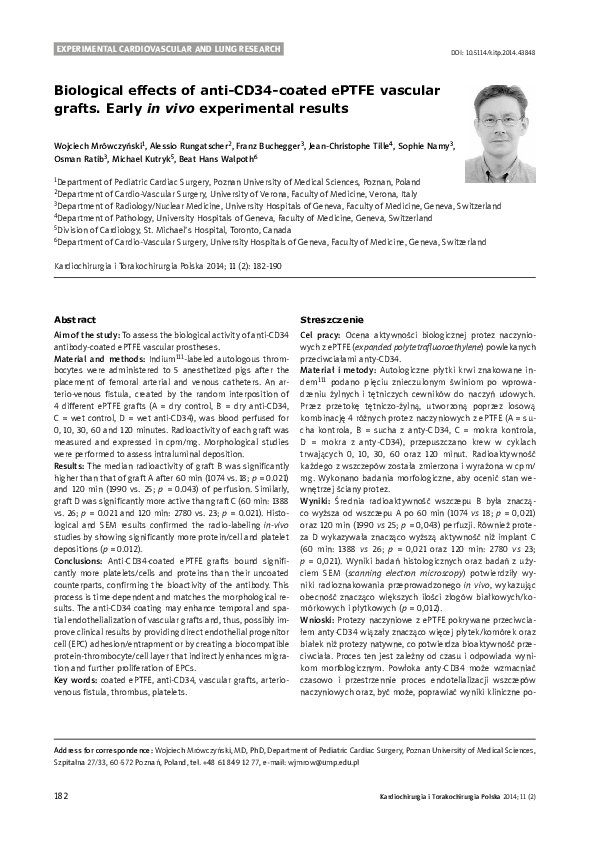 (PDF) EXPERIMENTAL CARDIOVASCULAR AND LUNG RESEARCH A novel high vacuum ...