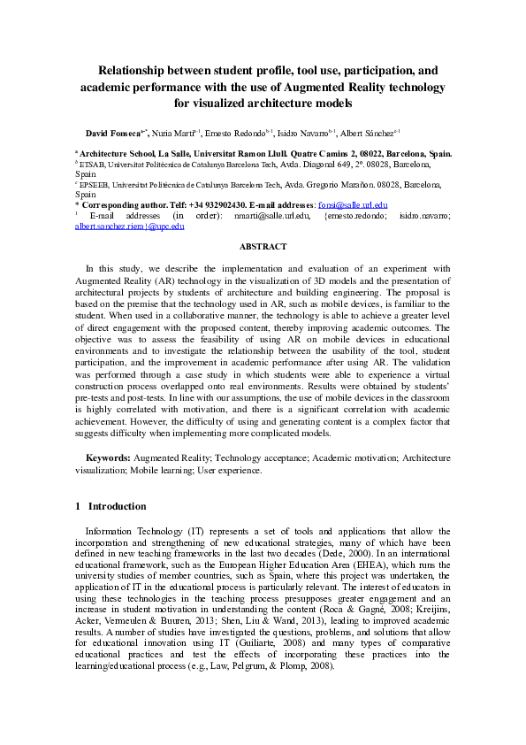(DOC) Relationship between student profile, tool use, participation ...