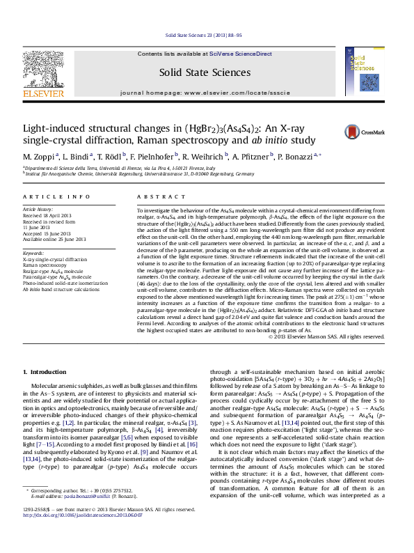 (PDF) Light-induced structural changes in (HgBr2)3(As4S4)2: An X-ray ...