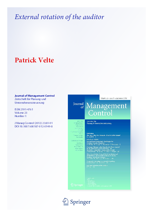 (PDF) External rotation of the auditor