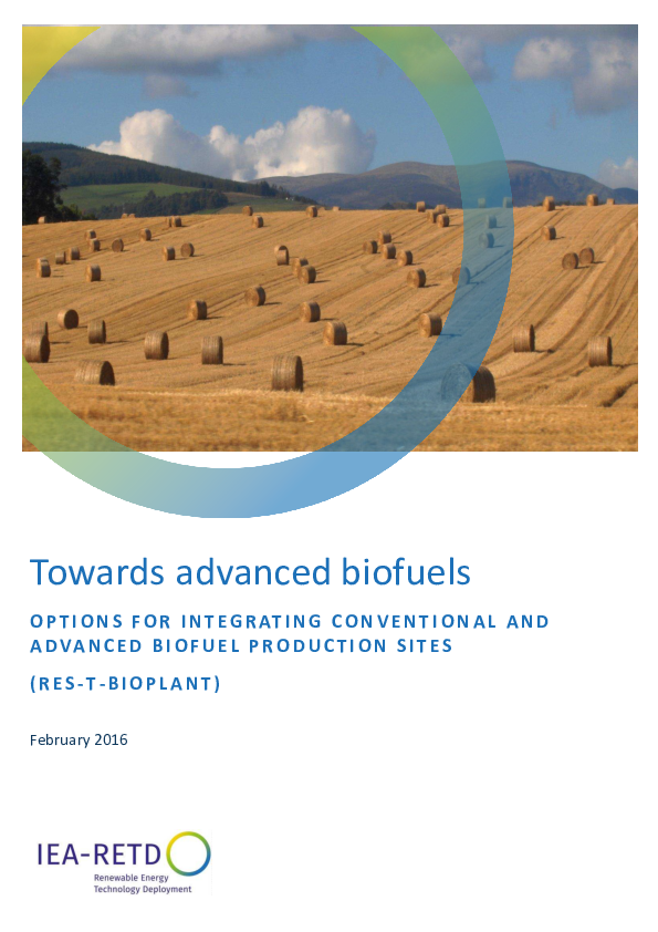 Towards advanced biofuels - Options for integrating conventional and ...